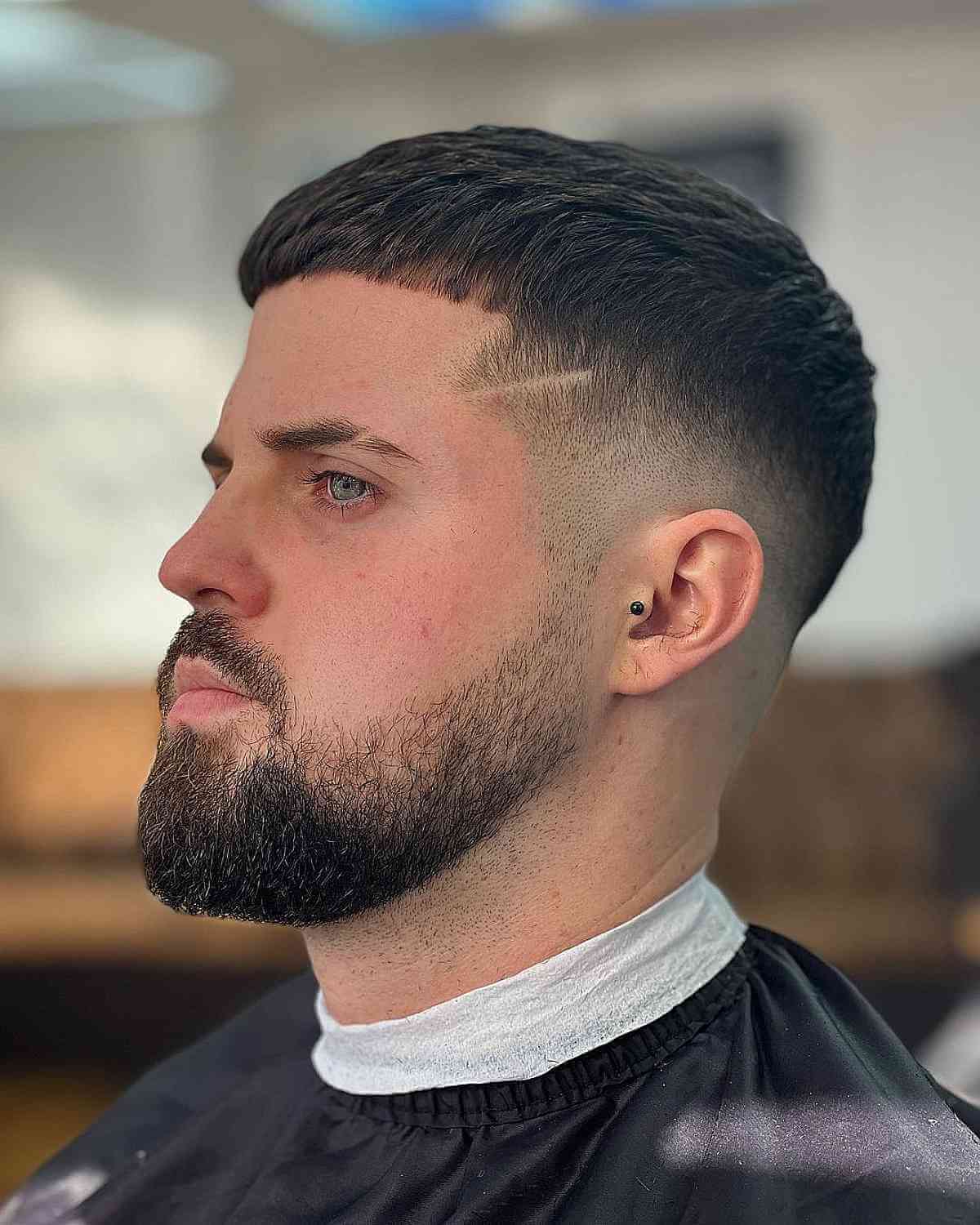 50+Mid Burst Fade Haircut Ideas for Men in 2024